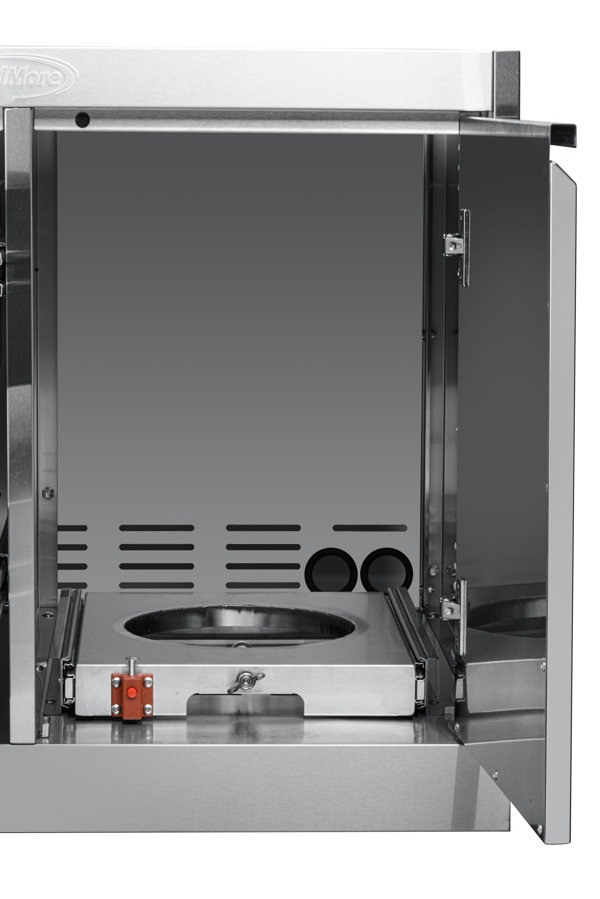 KoolMore 32 in. Outdoor Stainless-Steel Cabinet for Built-in BBQ Grill with 2 Drawers (KM-OKS ...